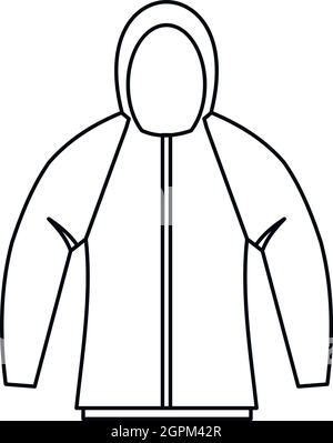 sportswear line icon, outline symbol, vector illustration, concept sign ...