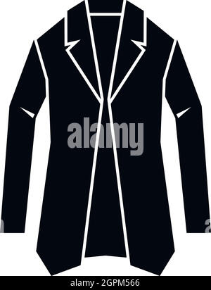 Jacket Simple vector icon. Illustration symbol design template for web ...