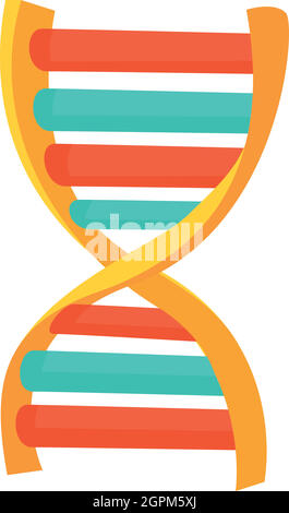 Illustration of dna or chromosome cartoon isolated Stock Vector Image ...