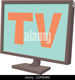 led tv screen cartoon vector illustration Stock Vector Image & Art - Alamy