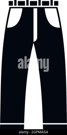 Trousers Simple vector icon Stock Vector Image & Art - Alamy