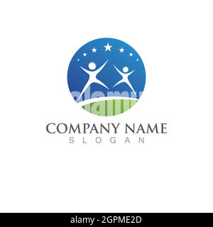 Human character logo sign illustration vector design Stock Vector Image ...