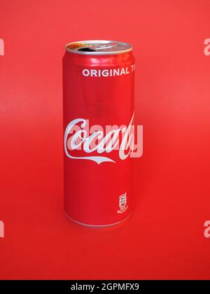 ATLANTA, USA - CIRCA SEPTEMBER 2021: Can of Coca Cola Stock Photo - Alamy
