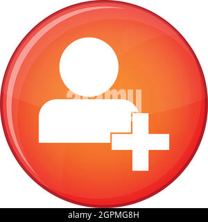 Add new user account icon, simple style Stock Vector Image & Art - Alamy