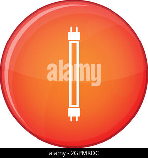 Fluorescence lamp icon, flat style Stock Vector Image & Art - Alamy