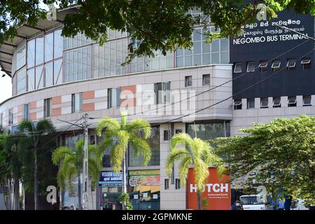 Negombo bus terminal Stock Photo - Alamy