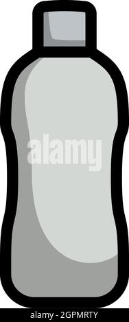 Water bottle icon on white background for graphic and web design ...