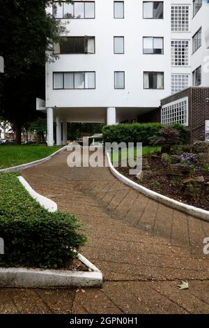 Highpoint Flats Highgate Stock Photo - Alamy