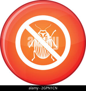 No potato beetle sign icon, simple style Stock Vector Image & Art - Alamy