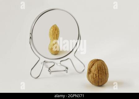 Body dysmorphic disorder, conceptual image Stock Photo - Alamy