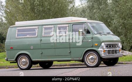 Vintage Ford Econoline Van Stock Photo - Alamy
