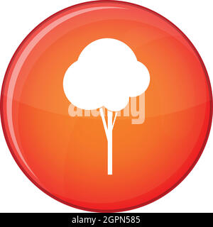 Tree icon, flat style Stock Vector Image & Art - Alamy