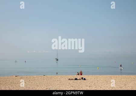 Berlin, Mallorca, Spain. 29th Sep, 2021. A calm, windless morning on ...