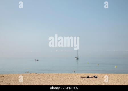 Berlin, Mallorca, Spain. 29th Sep, 2021. A calm, windless morning on ...