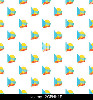 Sign Miami pattern, cartoon style Stock Vector Image & Art - Alamy