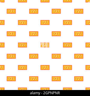 Winning slot machine pattern, cartoon style Stock Vector Image & Art ...