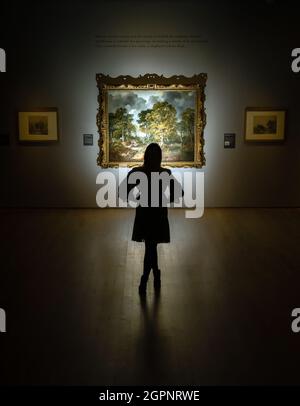 Millie Carroll with of Thomas Gainsborough's recently conserved ...