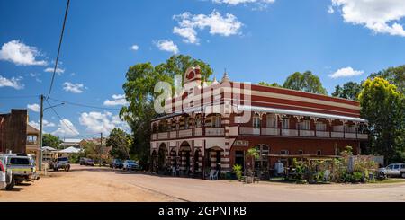 Exterior of Imperial Hotel, Ravenswood, North Queensland, Australia ...