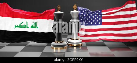 iraq flag, 3d flag, flag, 3d render,8k Stock Photo - Alamy