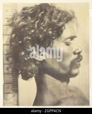 Kuruba Man, 1873. [Portrait of a man of the Kuruba people, a Hindu ...