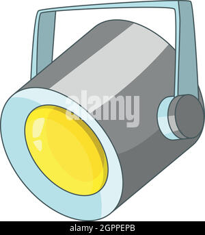 production spotlight stage cartoon vector illustration Stock Vector ...