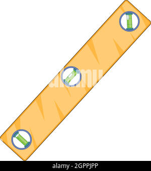 ruler level tool cartoon vector illustration Stock Vector Image & Art ...