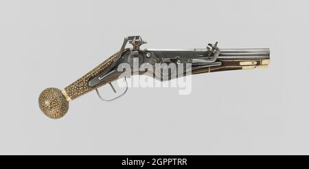 Double-Barrel Wheellock Pistol, Germany, c. 1570 Stock Photo - Alamy