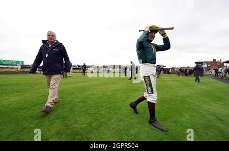 Trainer Nigel Twiston-Davies at Warwick Racecourse. Picture date ...