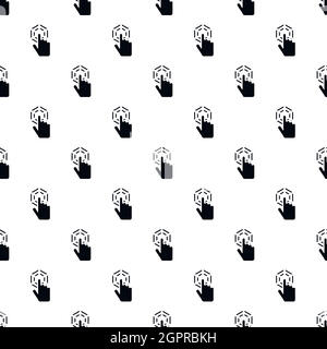 Cursor clicks pattern, simple style Stock Vector Image & Art - Alamy