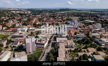 Aerial view of the town of Levice in Slovakia Stock Photo - Alamy