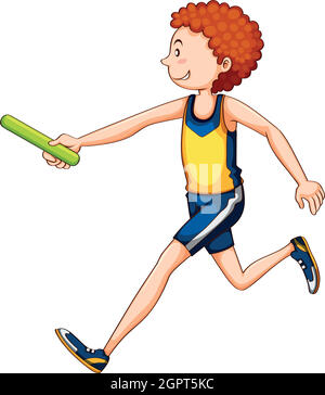 Running stick man Stock Vector Image & Art - Alamy