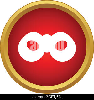 Binoculars icon, simple style Stock Vector Image & Art - Alamy