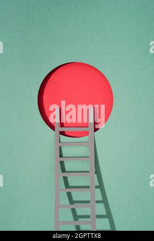 Paper style isolation still life assortment Stock Photo - Alamy