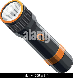 beam flashlight cartoon vector illustration Stock Vector Image & Art ...