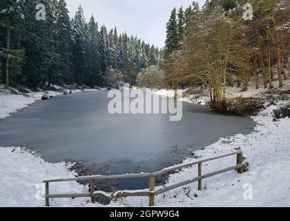 Soudley Ponds in Forest of Dean, Gloucestershire England UK. River ...