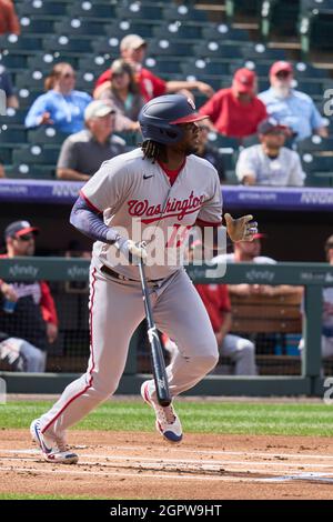 Washington Nationals' Josh Bell in action during a baseball game ...
