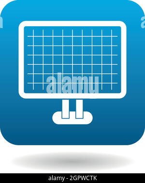Computer monitor with architecture program icon Stock Vector Image ...