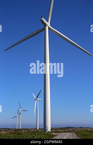 Wind generators in the Smoela wind park, Norway Stock Photo - Alamy