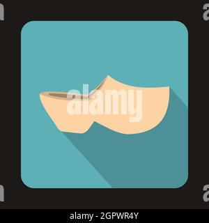 Clogs icon, flat style Stock Vector Image & Art - Alamy
