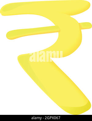 Sign rupee icon, cartoon style Stock Vector Image & Art - Alamy