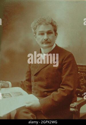 Portrait of the composer Leos Janacek (1854-1928). Private Collection ...