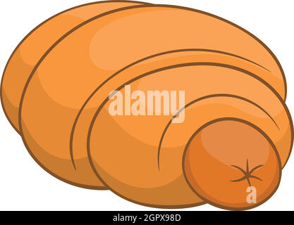 Sausage roll icon in cartoon style Stock Vector Image & Art - Alamy