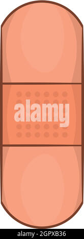 Medical patch icon in cartoon style Stock Vector Image & Art - Alamy