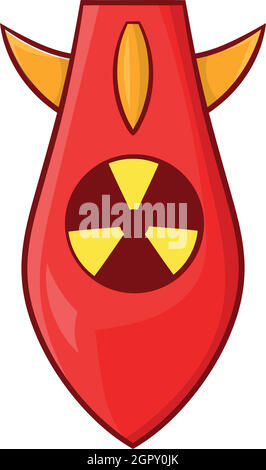 Nuclear warhead icon, cartoon style Stock Vector Image & Art - Alamy