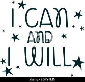 affirmation calligraphy icon Stock Vector Image & Art - Alamy