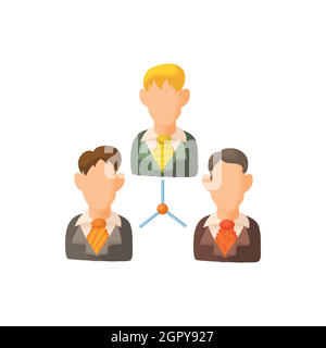 Men team icon, cartoon style Stock Vector Image & Art - Alamy