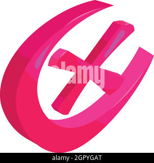 Question mark symbol in the circle and square button. Vector ...