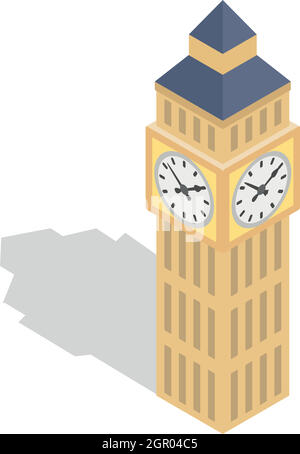 Big Ben isometric icon Stock Vector Image & Art - Alamy
