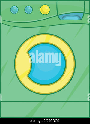 A cartoon-style green soap isolated on a white background Stock Vector ...