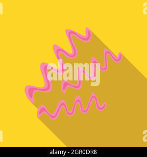 Group of rod shaped viruses icon, flat style Stock Vector Image & Art ...